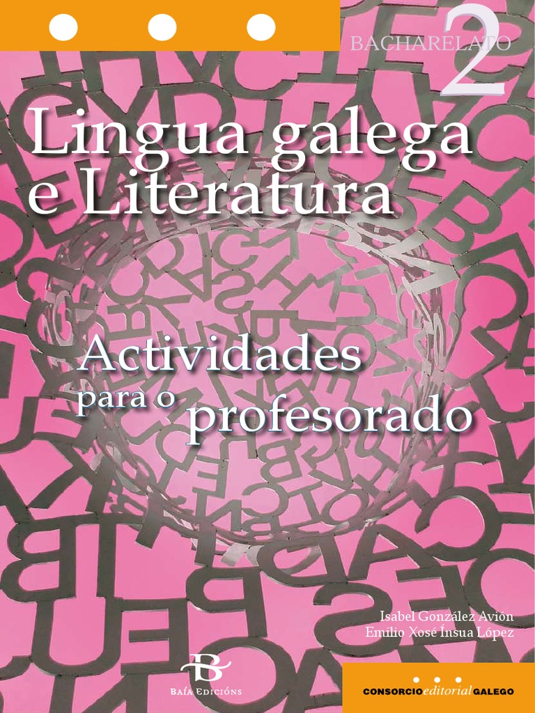Lingua Galega e Literatura - Bacharelato 2, de Avión e López | PDF