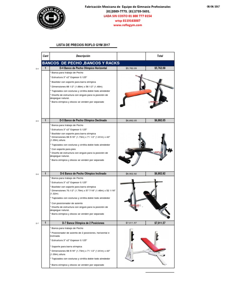 Catalogo Roflogy m2017 | PDF | Entrenamiento con pesas | Anatomía humana