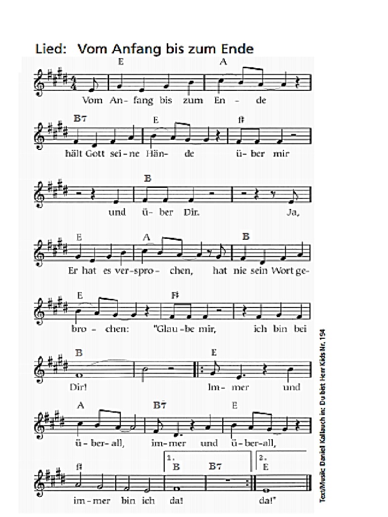 Immer Und Überall | PDF