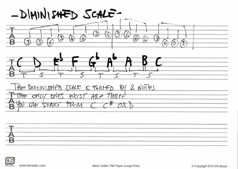 Diminished Scale | PDF