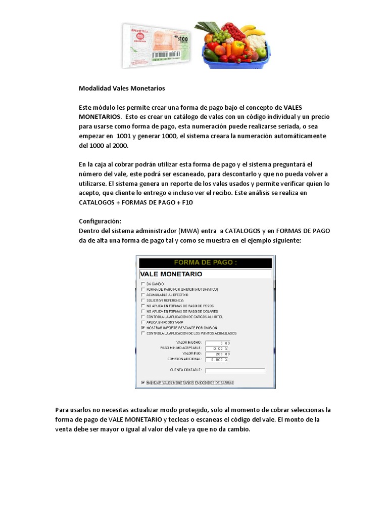 Vales Monetarios y Tarjetas de Regalo | PDF | Finanzas y dinero