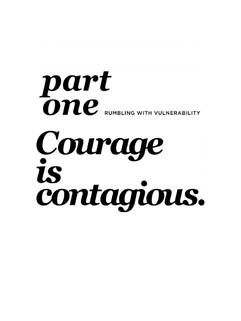 Dare To Lead Part One-Section One and Two | PDF