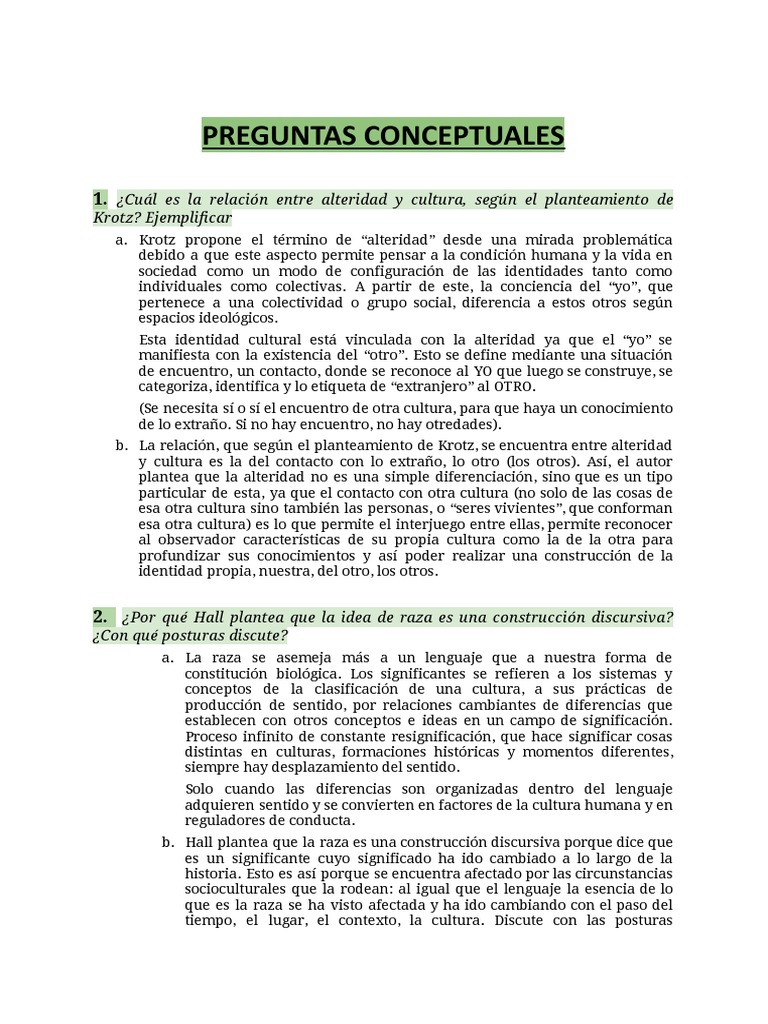 Preguntas para El 1er Parcial TMyC | PDF | Estudios culturales | marxismo