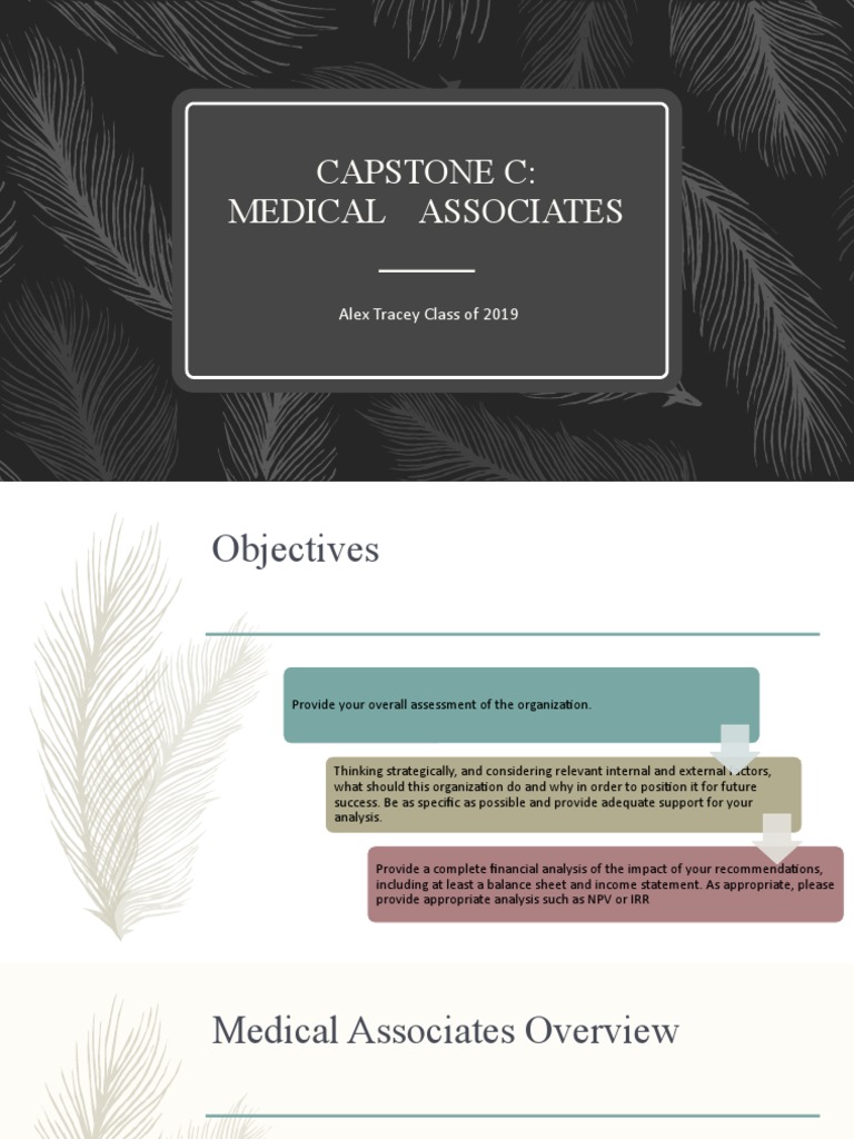 CAPSTONE C-Medical Associates Hospital | PDF | Depreciation | Health Care