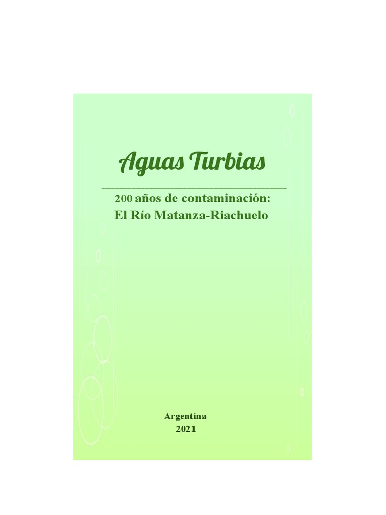 El Rio Matanza-Riachuelo y Sus 200 Años de Contaminación | PDF | Cromo ...