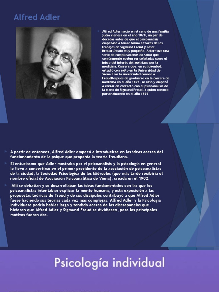 Biografía Alfred | PDF | Sigmund Freud | Psicoanálisis