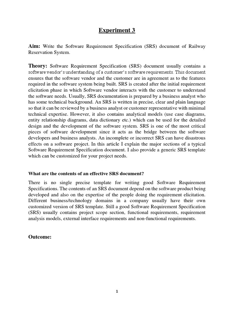 Software Requirements Specification | PDF | Operating System | Use Case