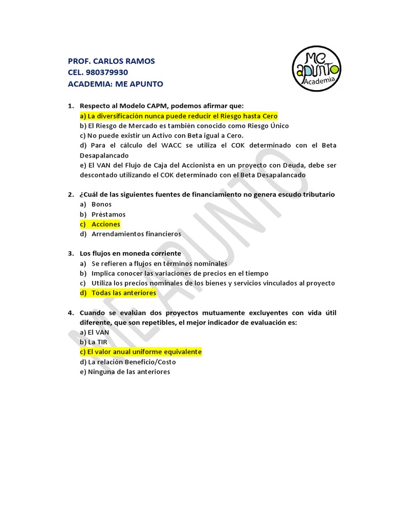 Todo Junto | PDF | Inflación | Tasa interna de retorno