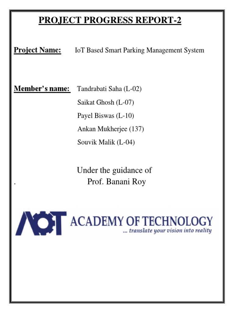 BR - Iot Based Smart Parking Management System PDF | PDF | Arduino ...