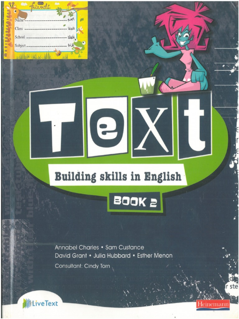 Text Building Skills in English Book 2 | PDF