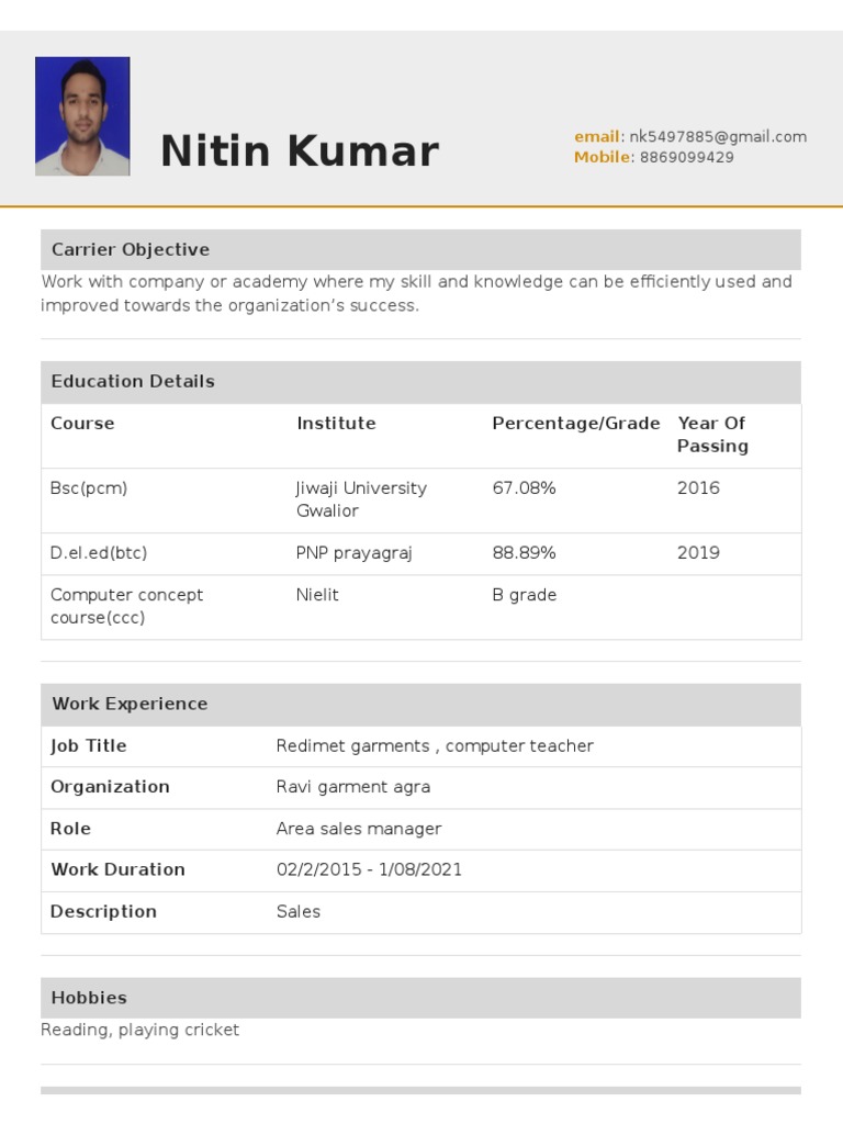 Nitin Kumar | PDF