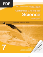 Cambridge Checkpoint Science 8 Workbook - 1661001748 | PDF