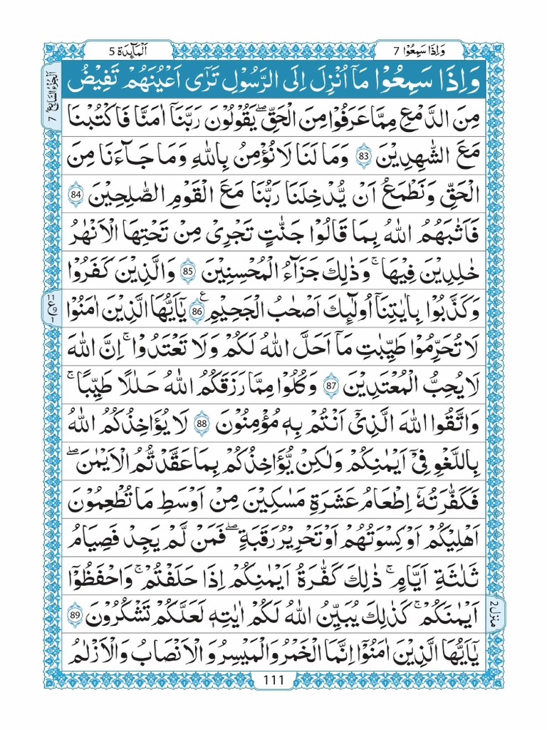 Quran Juz para 7 | PDF