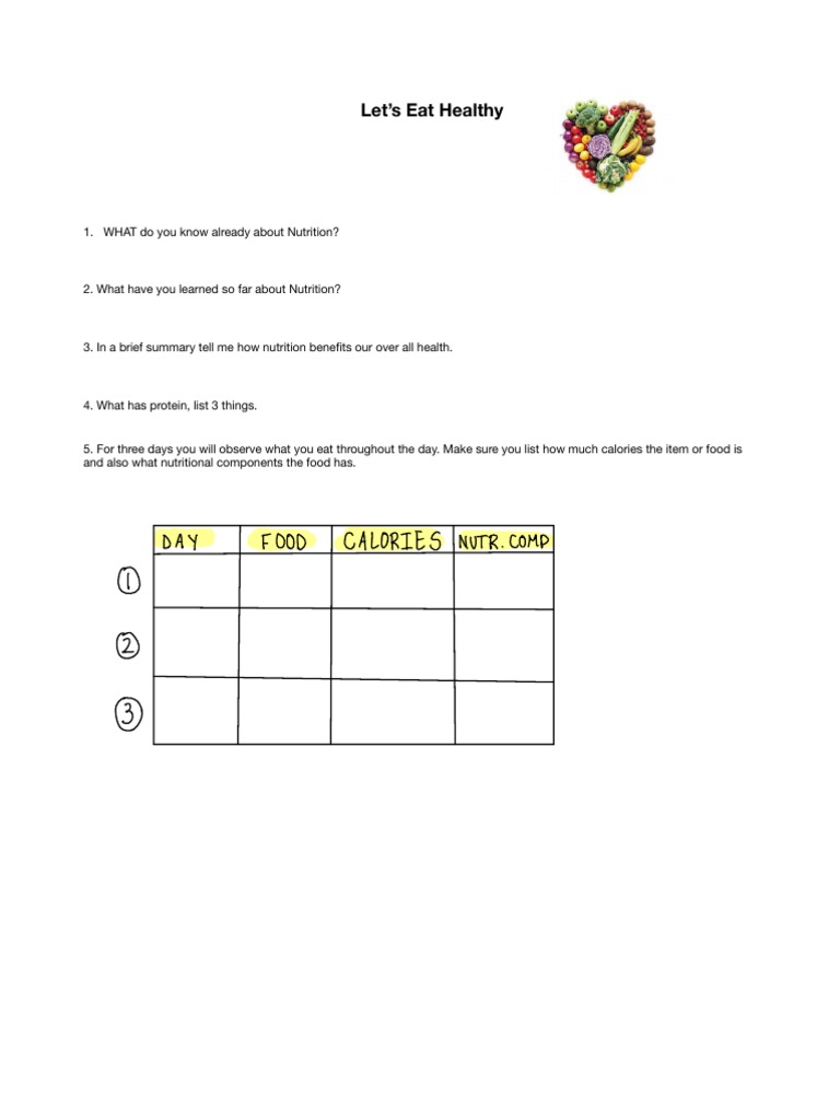 Nutrition Guided Notes | PDF
