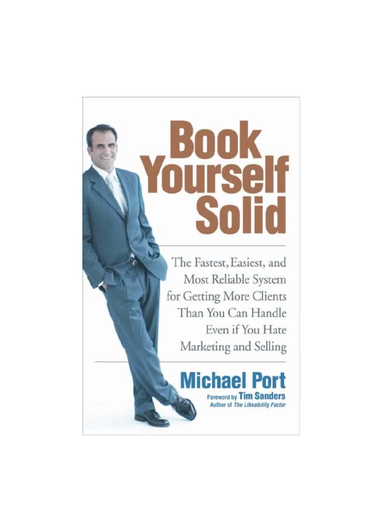 Book Yourself Solid | Download Free PDF | Sales | Goal