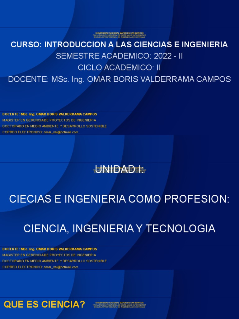 Introduccion A Las Ciencias e Ingenieria - Ciencia, Ingenieria y Tecnologia - Semana 01 - 24.09. ...