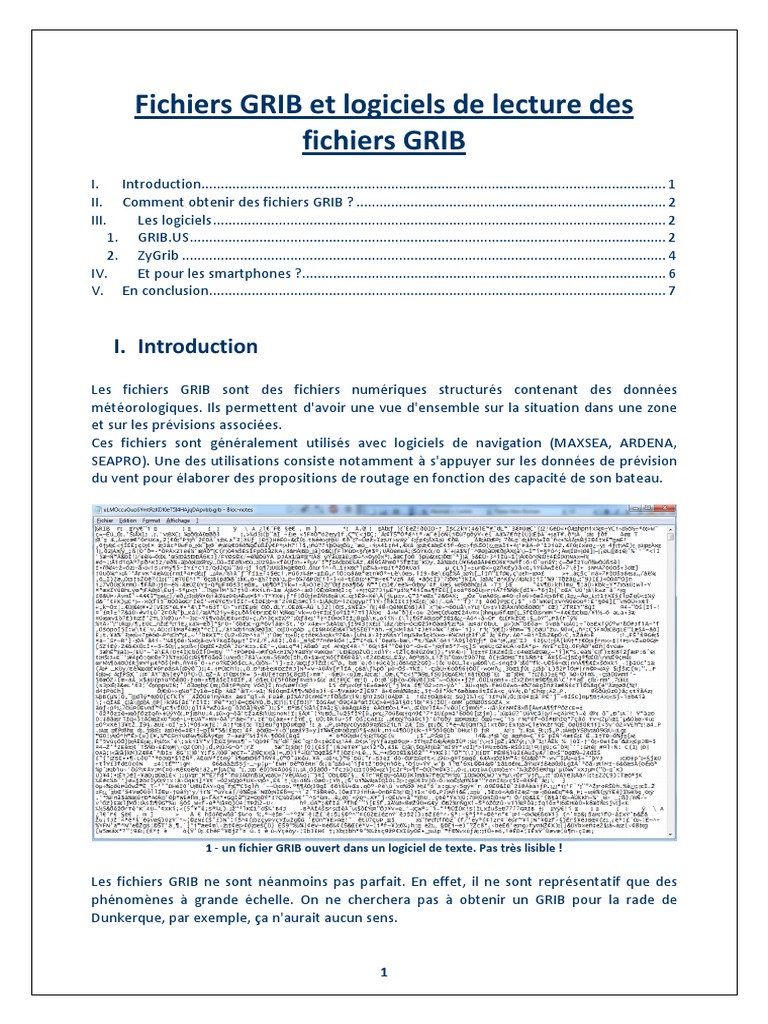 Fichiers GRIB Et Logiciels de Lecture Des Fichiers GRIB | PDF | Linux | Microsoft Windows