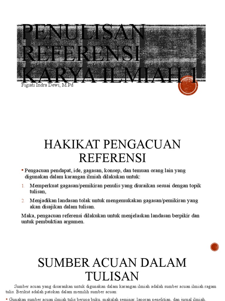 Penulisan Referensi Footonote Dan Bodynote | PDF