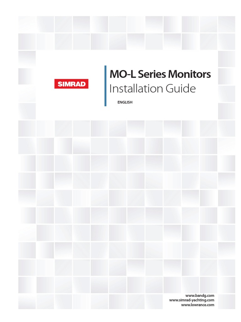 Installation Guide: MO-L Series Monitors | PDF | Computer Monitor | Menu (Computing)