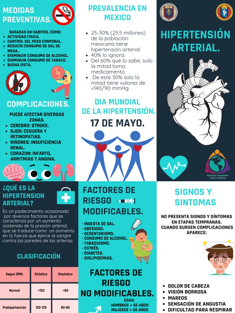 Triptico Hipertensión Arterial | PDF | Hipertensión | Enfermedades y ... Triptico Hipertensión Arterial | PDF | Hipertensión | Enfermedades y ...