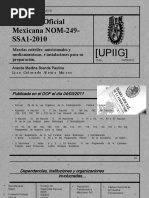 NOM-137-SSA1-2008 - Etiquetado de Dispositivos Médicos | PDF | Dispositivo médico | México