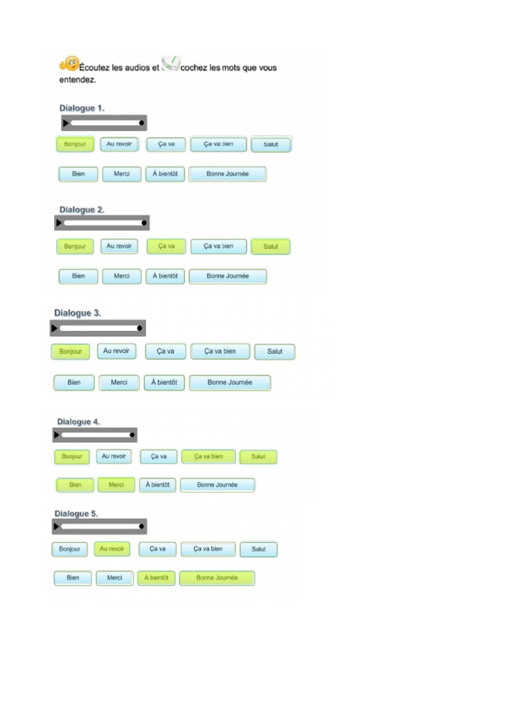 Saluer Et Se Présenter | PDF