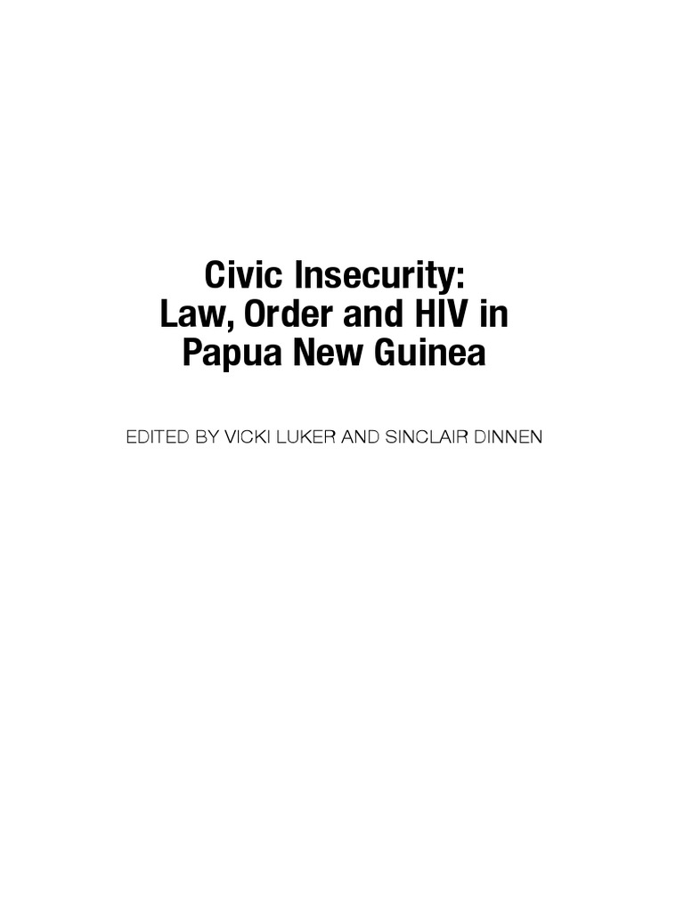 Vicki Luker Civic Insecurity Law | PDF | Hiv/Aids | Prostitution