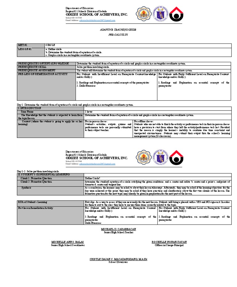 Atg - Circle | Download Free PDF | Teaching Method | Learning