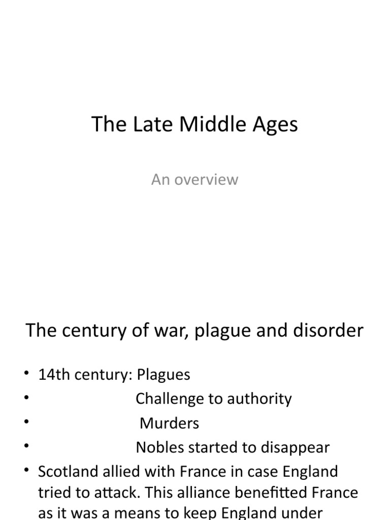 The Late Middle Ages | PDF | House Of Lancaster | House Of York