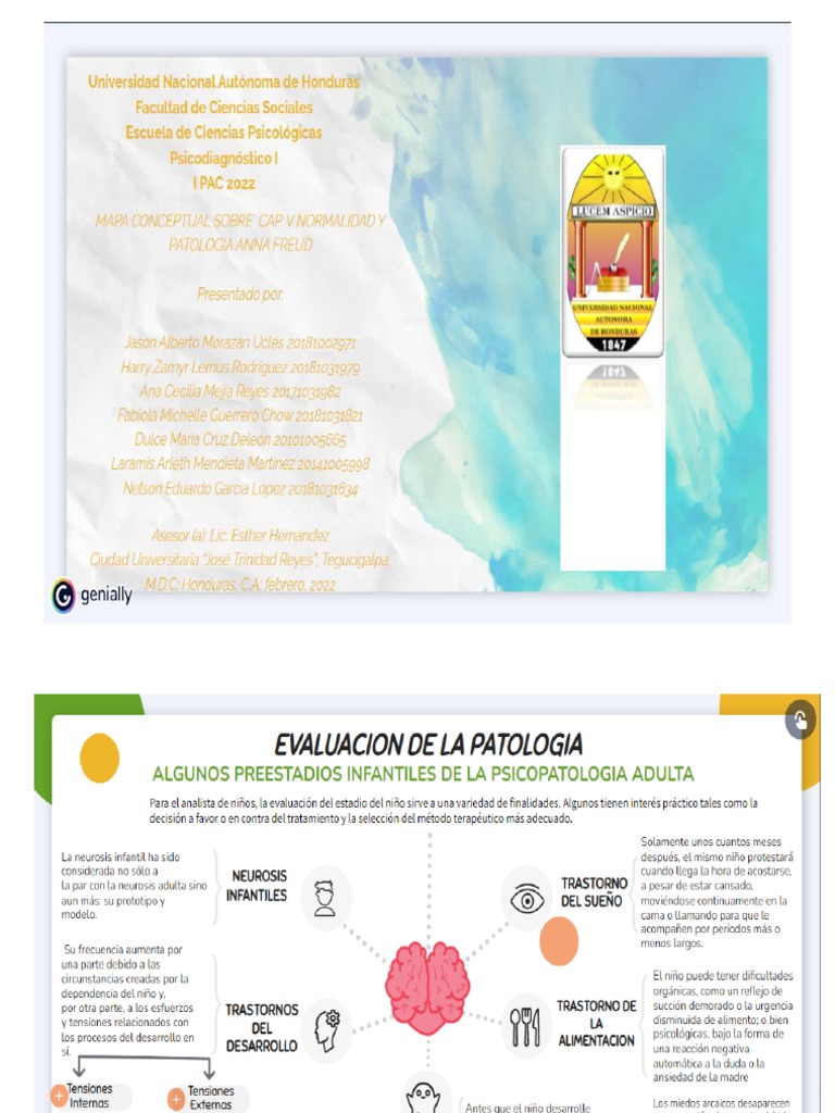 Mapa - Conceptual - Capv Normalidad y Patologia Anna Freud | PDF