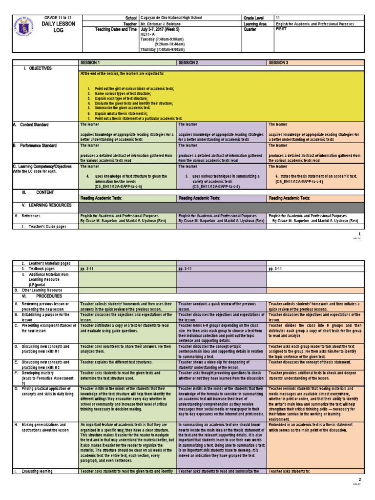 Week-3 - EAPP DLP | PDF | Cognition | Learning