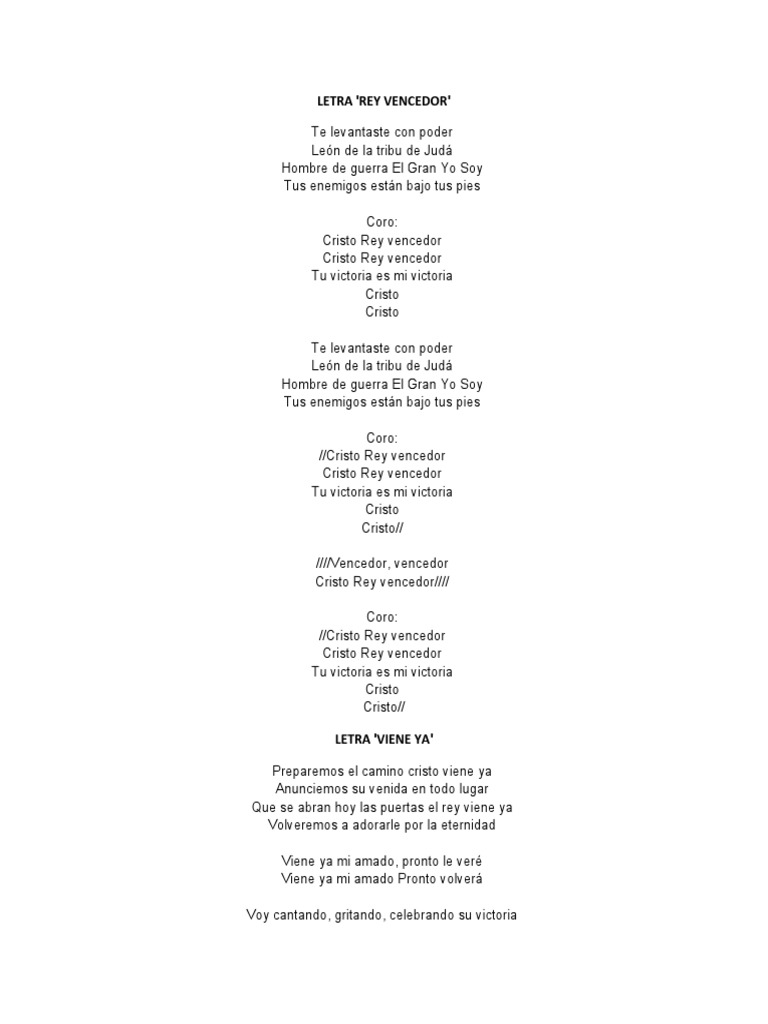 Canciones para Imprimir Hoy | PDF | Cristo (título) | eucaristía