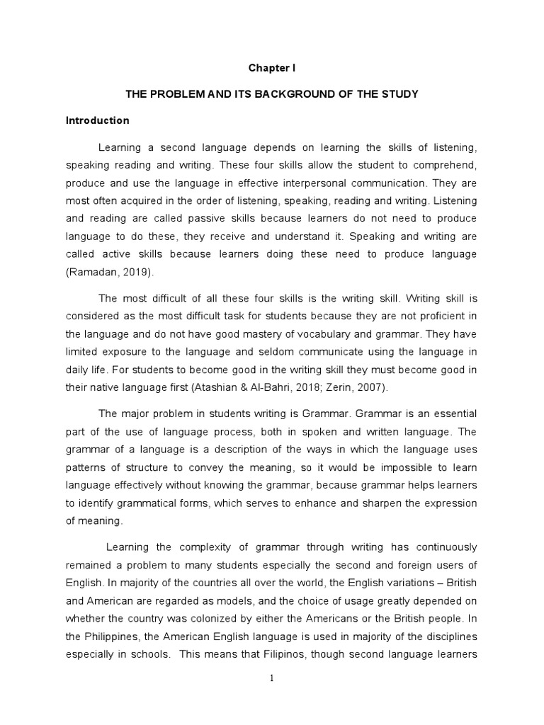 Grammatical Errors in Writing Skills Committed by Grade 10 Students Malapit Na | PDF | English ...