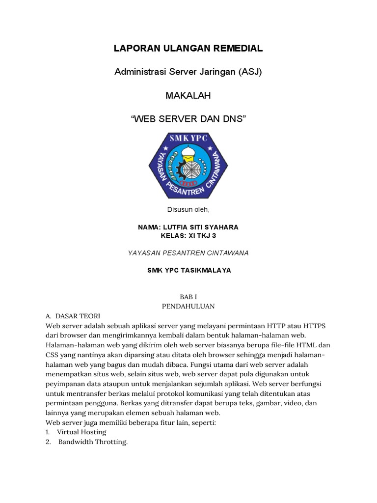 DNS Dan Web Server 2 | PDF