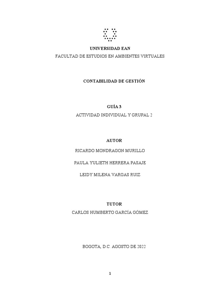 Guia Grupal 2 | PDF | Calidad (comercial) | Business