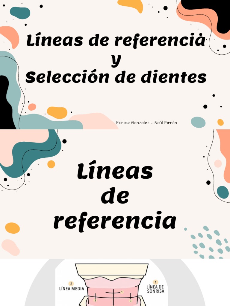 Líneas de Referencia y Selección de Dientes | PDF | Color | Dentadura ...