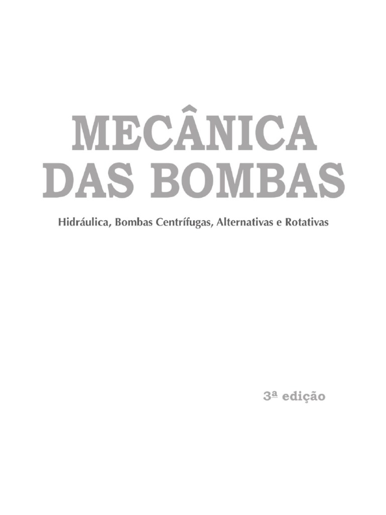 Mecânica Das Bombas A | PDF