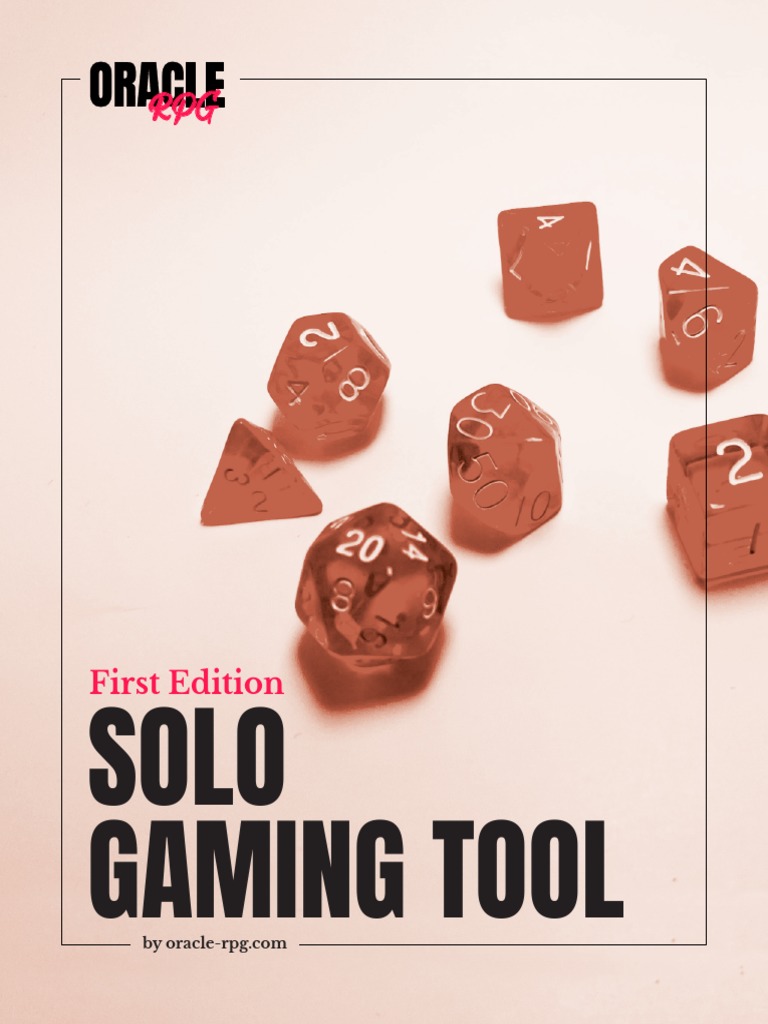 Solo Gaming Tool v1 OracleRPG | PDF | Fortification | Espionage