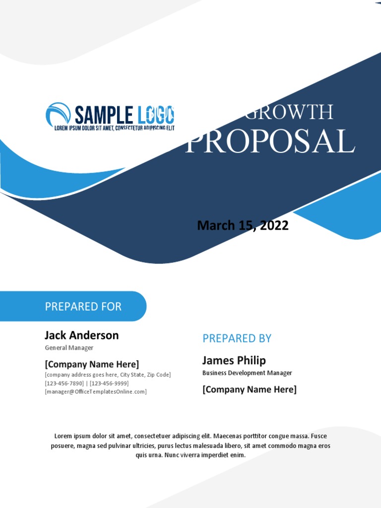 Client Consulting Proposal Template | PDF