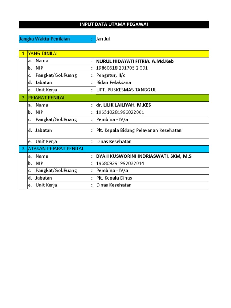 SKP Fungsional Nurul Hidayati | PDF