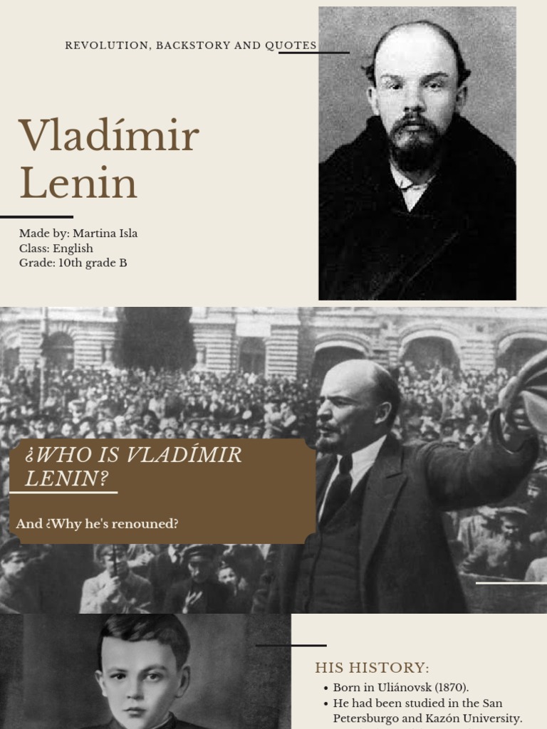 Vladímir Lenin | PDF | Politics