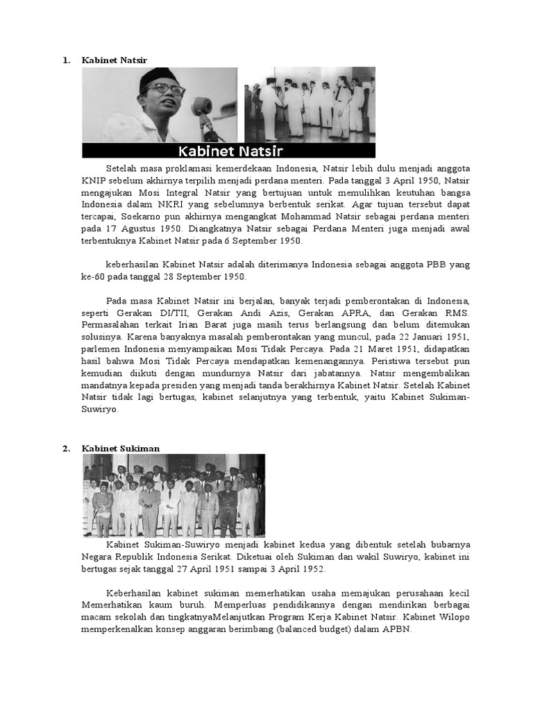 Kabinet Natsir Pdf 