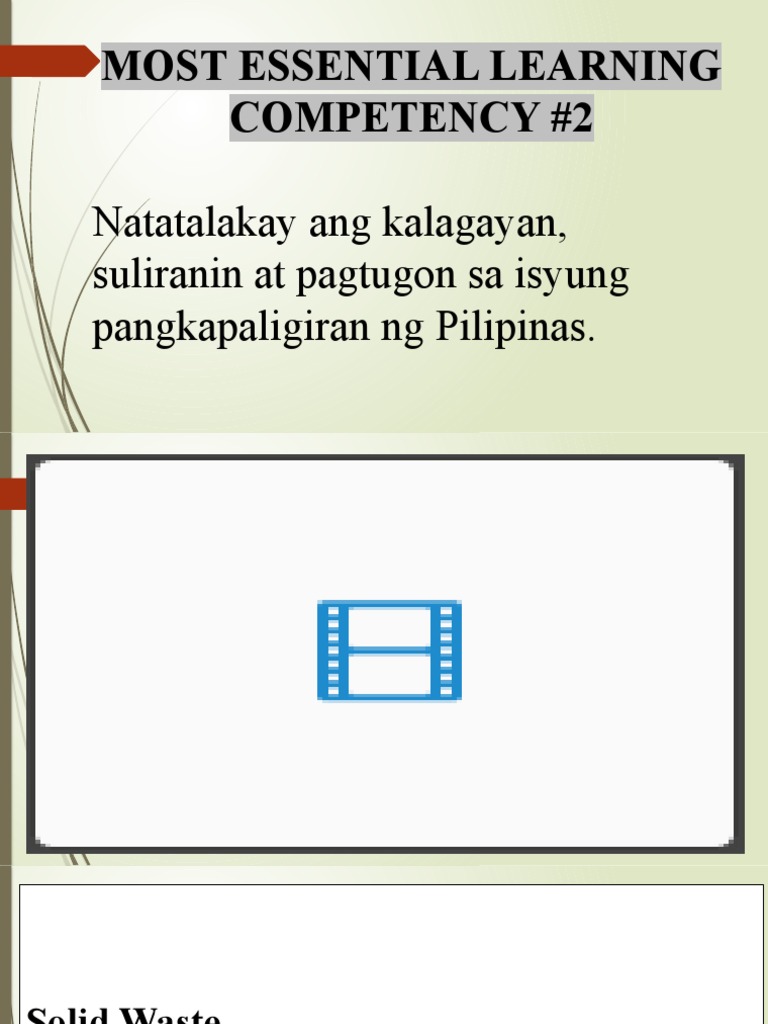 Q1 Module 2 Paksa 1 Suliranin Sa Solid Waste | PDF