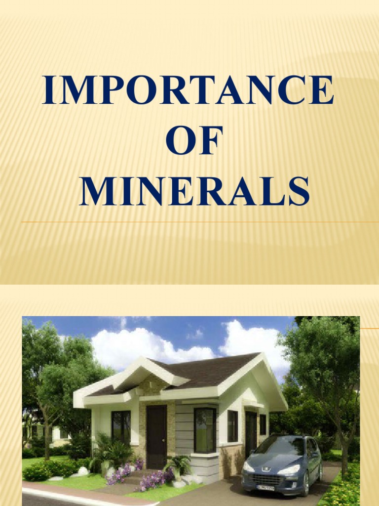 Key Uses of Minerals in Daily Life | PDF
