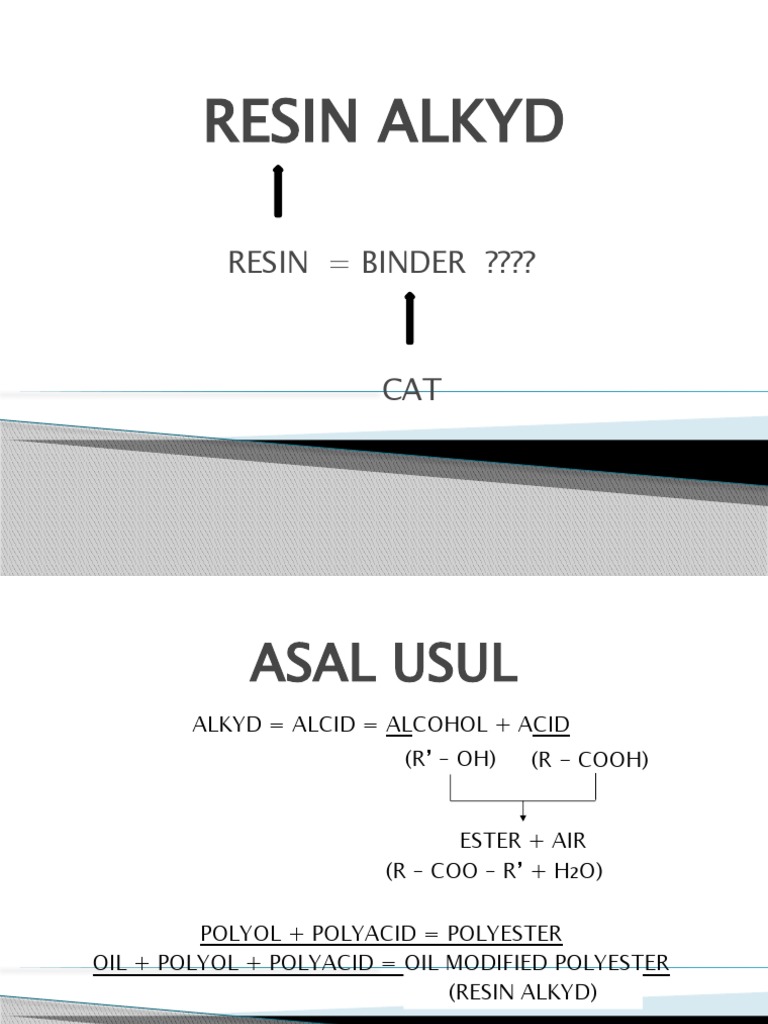 Alkyd Presentation | PDF | Polymers | Materials