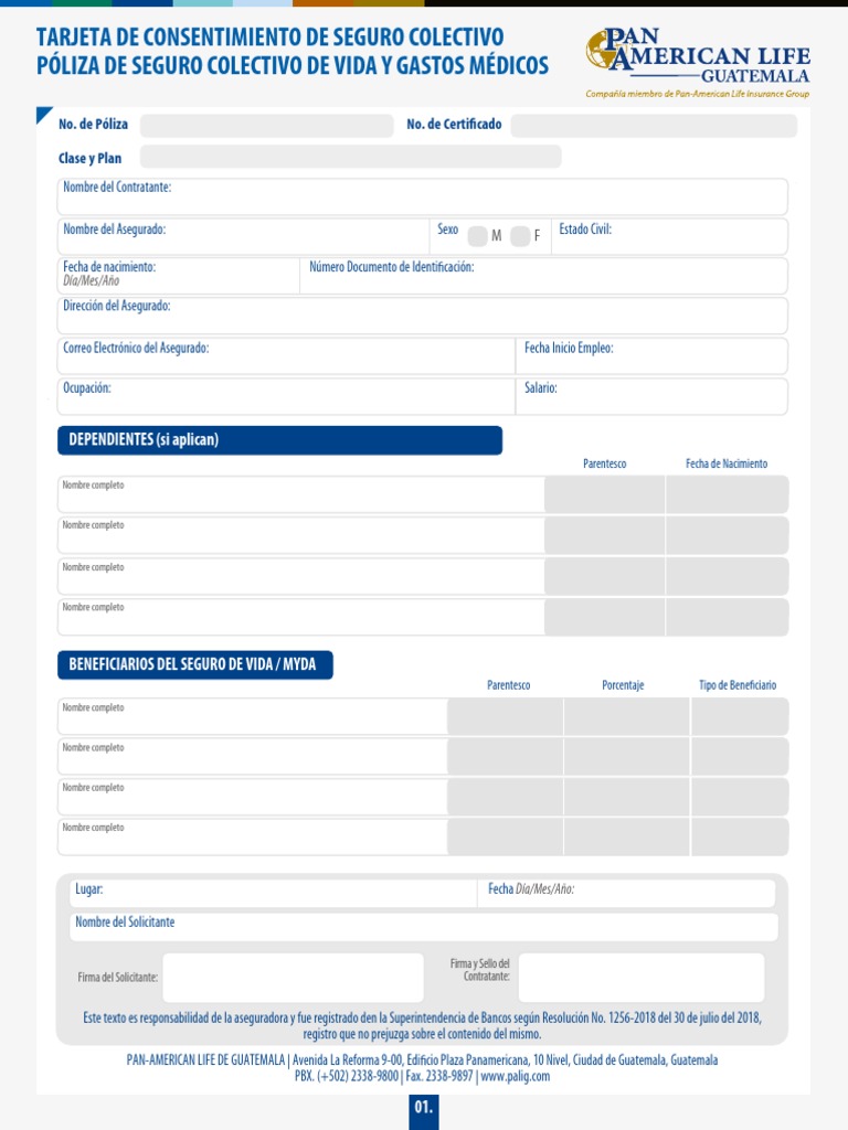 Formulario PALIG | PDF