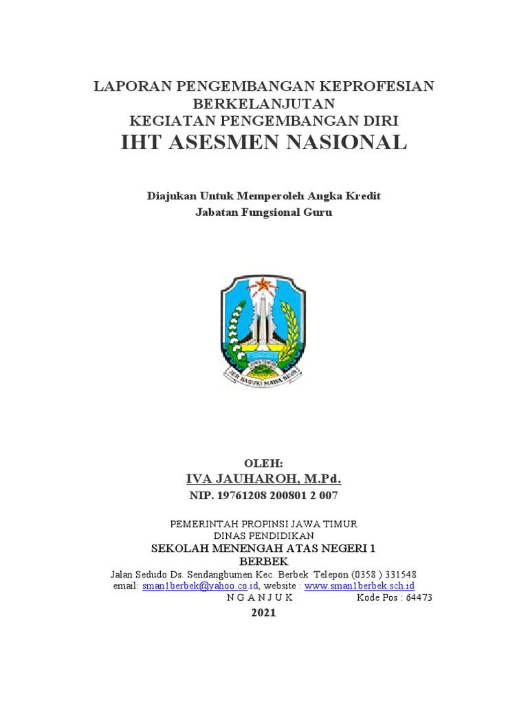 Laporan PKB 2021 IHT | PDF | Karier & Perkembangan