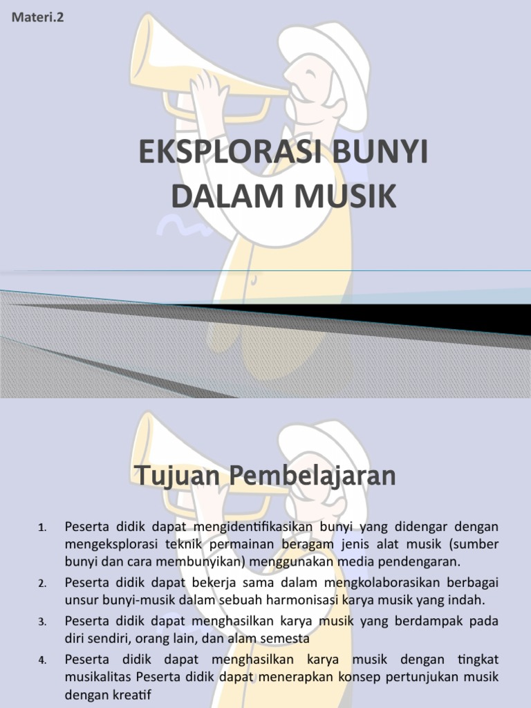 Eksplorasi Bunyi Dalam Musik 2 | PDF | Seni