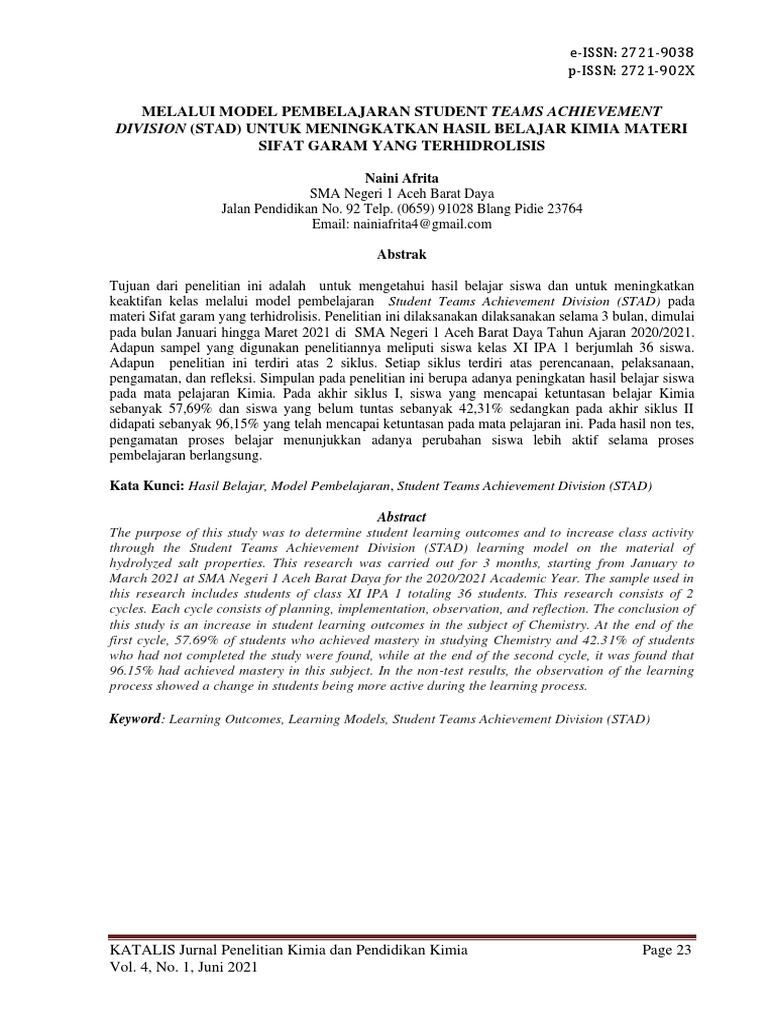 Jurnal Pendidikan | PDF