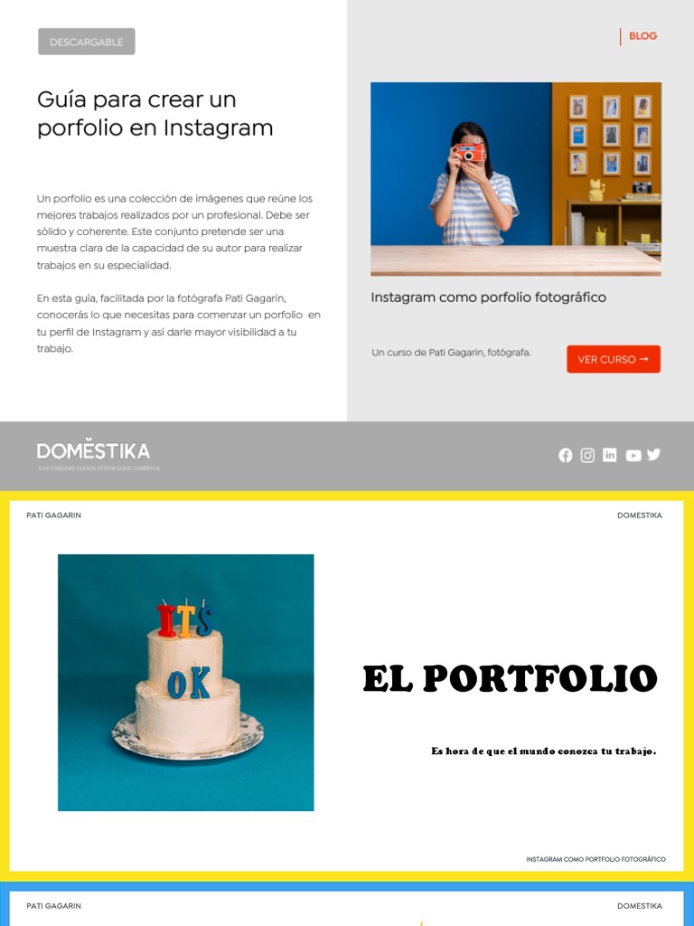 Guía para Crear Un Porfolio de Instagram.. | PDF